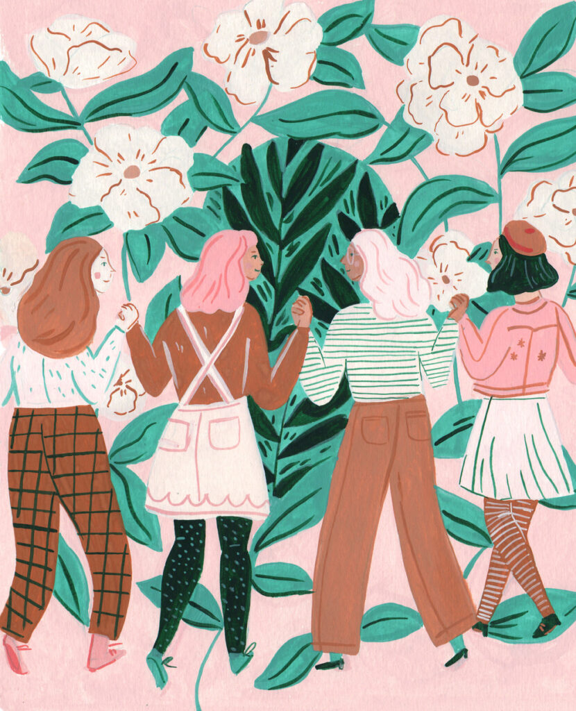 Mujeres ilustradoras - La vida con ella